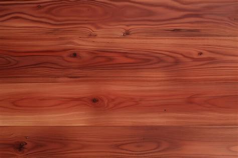Madera De Cedro Rojo Que Muestra Un Tinte Rojizo Con Una Textura De