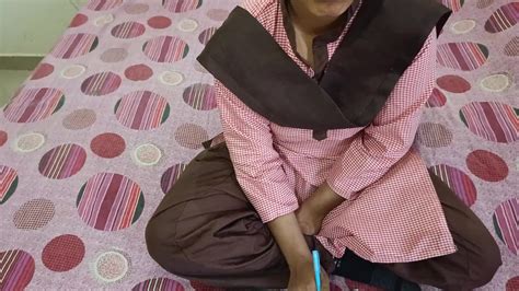 Barely Legal Years School Student Poking In Uniform With Educator And