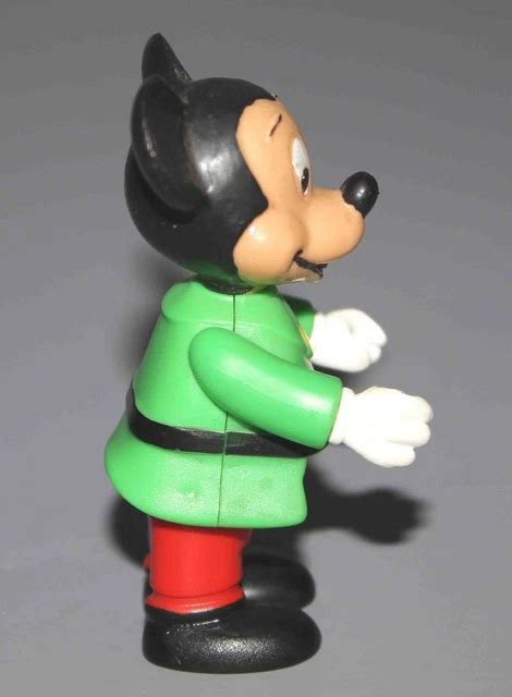Walt Disney Poseable Mickey Mouse Bully Bullyland West Germany Very Good