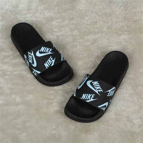 دمپایی نایک جدید؛ انگشتی جلو باز حوله ای 3 نوع زنانه مردانه بچه گانه