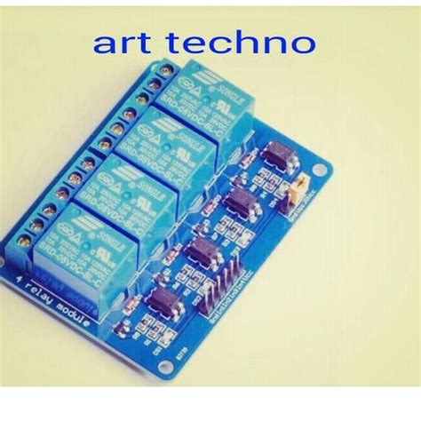 Jual Kepuasan Belanja Relay Module 4 Channel 5 Volt Dc 5V DC Arduino Uno R3 NANO MEGA Shopee