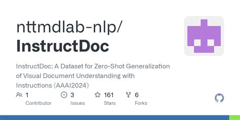 GitHub Nttmdlab Nlp InstructDoc InstructDoc A Dataset For Zero Shot Generalization Of Visual