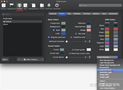 Mac 终端定制iTerm2 oh my zsh Powerline solarized agnoster 知乎