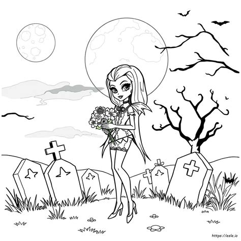 Monster High Draculaura Coloring