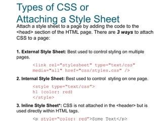 Css Basic PPT