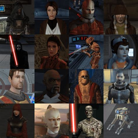 Create A Kotor Ii All Characters Tier List Tiermaker