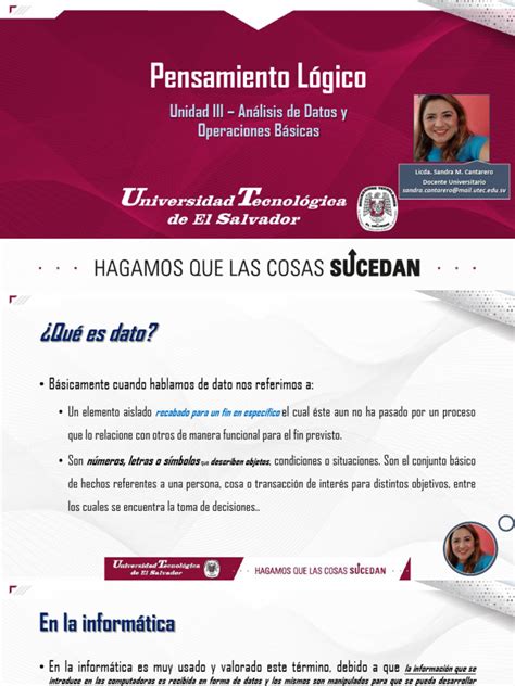 unidad i 1 1 datos y tipos de datos descargar gratis pdf variable