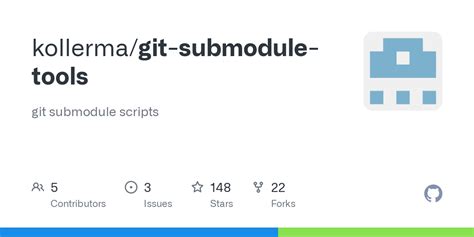 Github Kollerma Git Submodule Tools Git Submodule Scripts