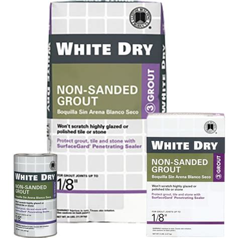 Custom White Dry Non Sanded Grout