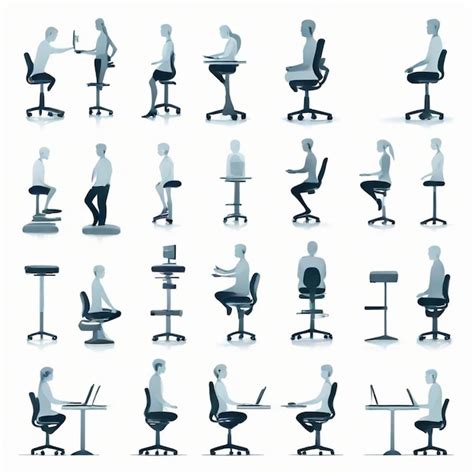 A Collection Of Images Of Different Types Of Office Equipment Premium