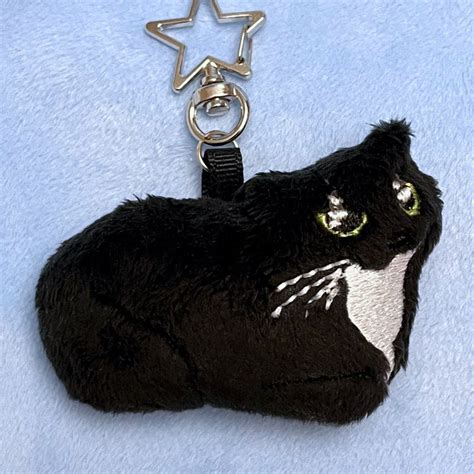 Plush Keychains Cat Etsy
