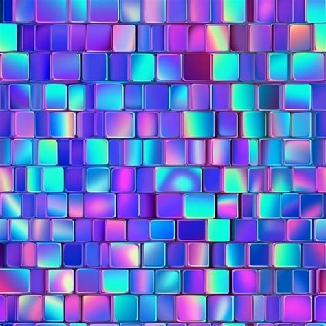 Premium Photo A Close Up Of A Colorful Tile Pattern With A Blue And Purple Background