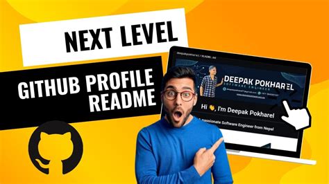 Next Level Github Profile Readme New 2023markdown Template Improve Your Github Profiles