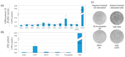 Monitoring Responses To Vaccinated Peptides And To Peptide Pools Using