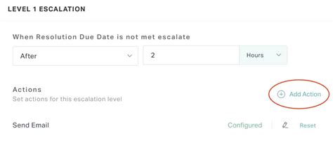 configuring actions facilio documentation