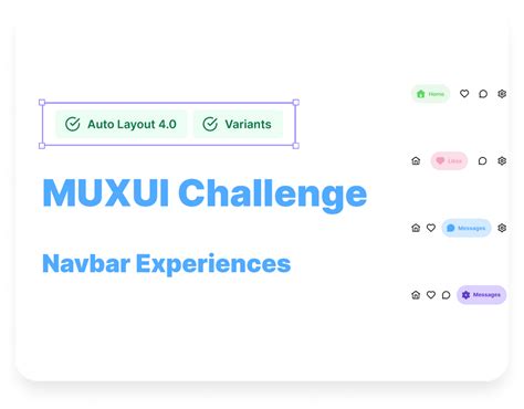 Muxui Navbar Animated Challenge Figma