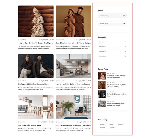 widgets botble documentation