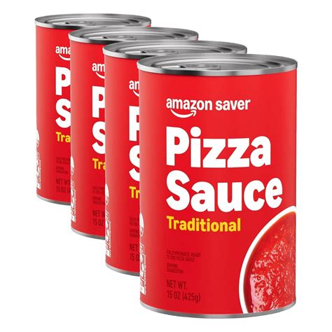 Amazon Saver Pizza Sauce Pack Of 4 15 Ounce Grocery