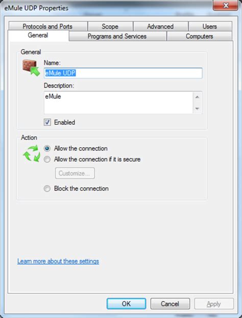 configuring windows 7 firewall for emule hubpages