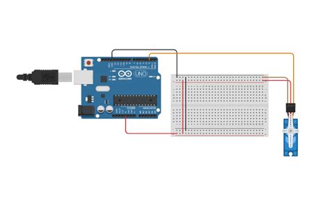 circuit design micro servo tinkercad