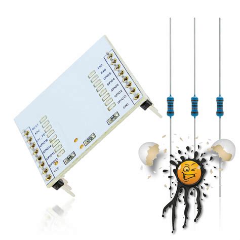 Esp8266 Entwickler Development Platine Io Adapter Set Resistor Iot