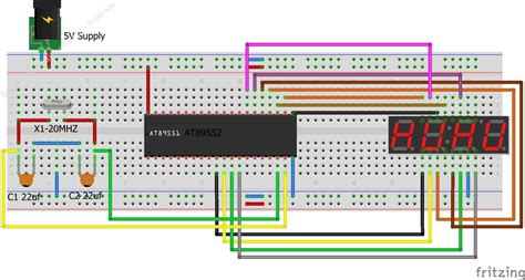4 Digit 7 Segment Display Microcontroller At89s52