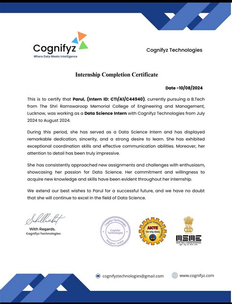 Parul On Linkedin Datascience Internship Cognifyz