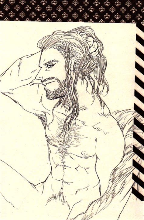 Rule 34 1boy Beard Black And White Drawn Hairy Chest Hairy Male Human