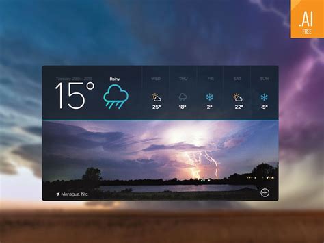 Weather Widget Freebie Widget Design Web Design Tutorials Instagram Widget