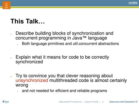 Ppt The Java™ Memory Model The Building Block Of Concurrency