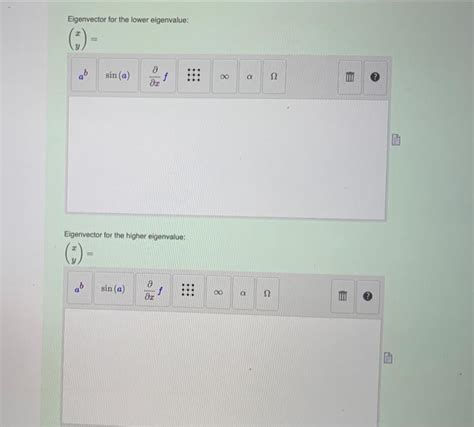 Solved Find The Eigenvalues And Eigenvector Of The Following