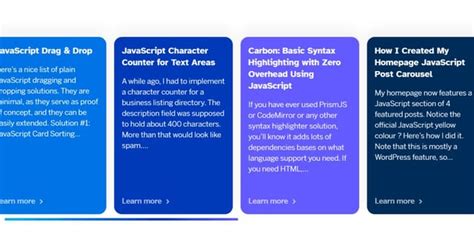 I Created A Draggable Carousel With Momentum Scrolling And Mobile