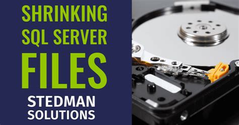 Shrink Sql Server Log Files