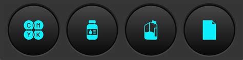 Cmyk 색상 믹싱 프린터 잉크 병 및 빈 문서 아이콘을 설정합니다 벡터 Cmyk에 대한 스톡 벡터 아트 및 기타 이미지 Cmyk 건강 검진 건강관리와 의술 Istock