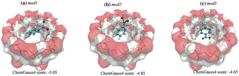 Three Alternative Binding Modes Predicted By Molecular Docking For Ba