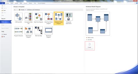 Diagram Microsoft Visio Database Model Diagram Mydiagramonline
