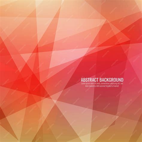 Premium Vector Abstract Orange Triangle Background