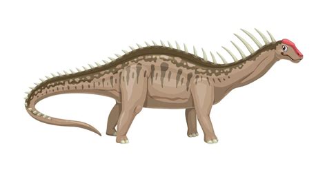 Cartoon Dicraeosaurus Dinosaur Character 42818788 Vector Art At Vecteezy