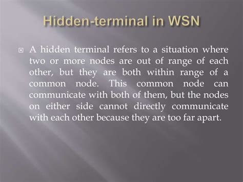 Wireless Transmission In Wireless Sensor Network Architecture Pptx