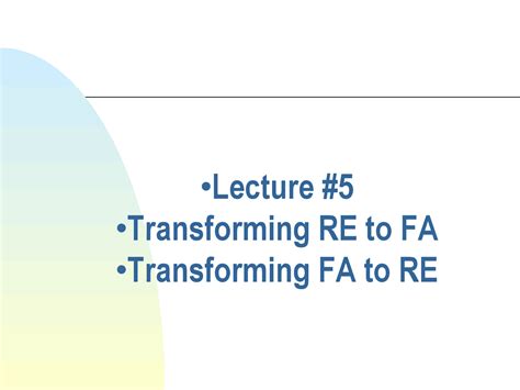 Theory Of Computation Docsity