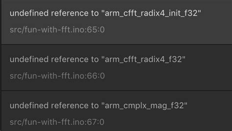 Fft With Arm Math Cmsis Dsp Troubleshooting Particle