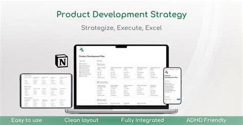 Notion Template Product Development Notion Product Product Roadmap Notion Strategy Notion