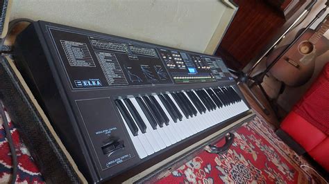 Matrixsynth Elka Ek44 Vintage Analog Fm Synth W New Blu Display Case