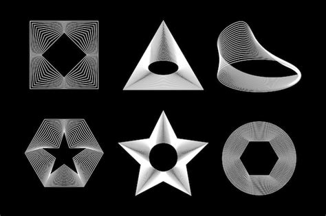 Premium Vector Abstract Geometric Element