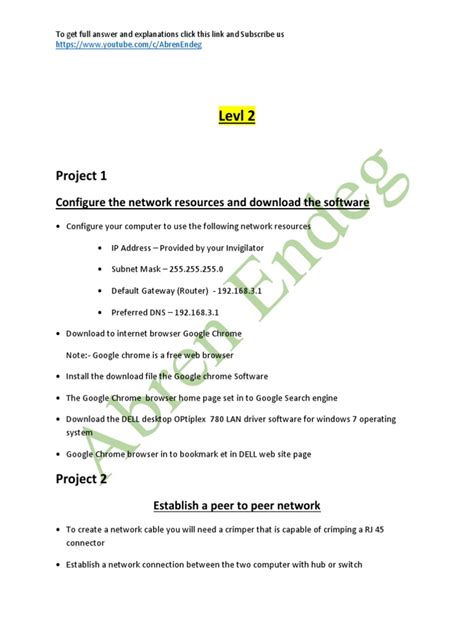 ict coc level ii pdf pdf computer network internet and web