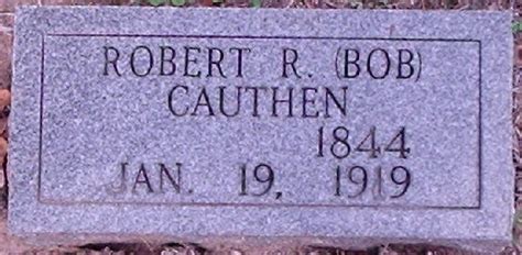 Robert R Bob” Cauthen 1844 1919 Find A Grave Memorial