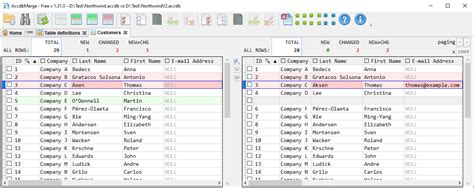 Accdbmerge Diff And Merge Tool For Microsoft Access Files