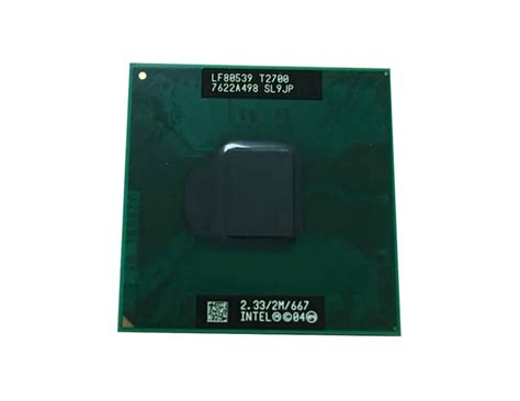 Intel BX80539T2700 Core Duo T2700 Dual Core 2 Core 2 33GHz 667MHz FSB 2MB L2 Cache Socket
