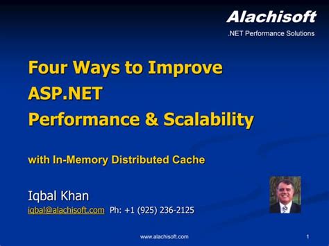four ways to improve asp performance and scalability ppt