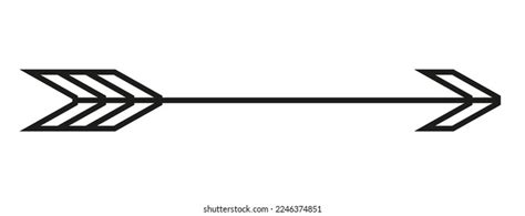 Decorative Arrow Vector Graphics Flat Style Stock Vector Royalty Free 2246374851 Shutterstock